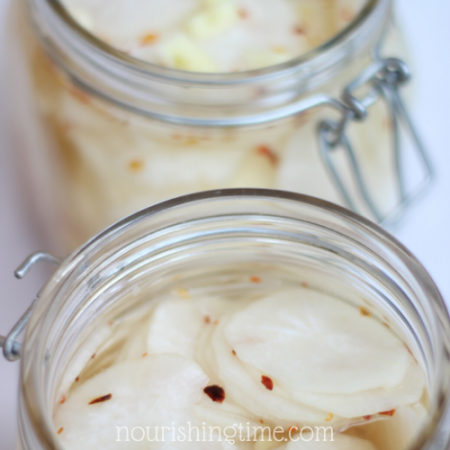 Spicy Fermented Daikon Radish Recipe - Nourishing Time